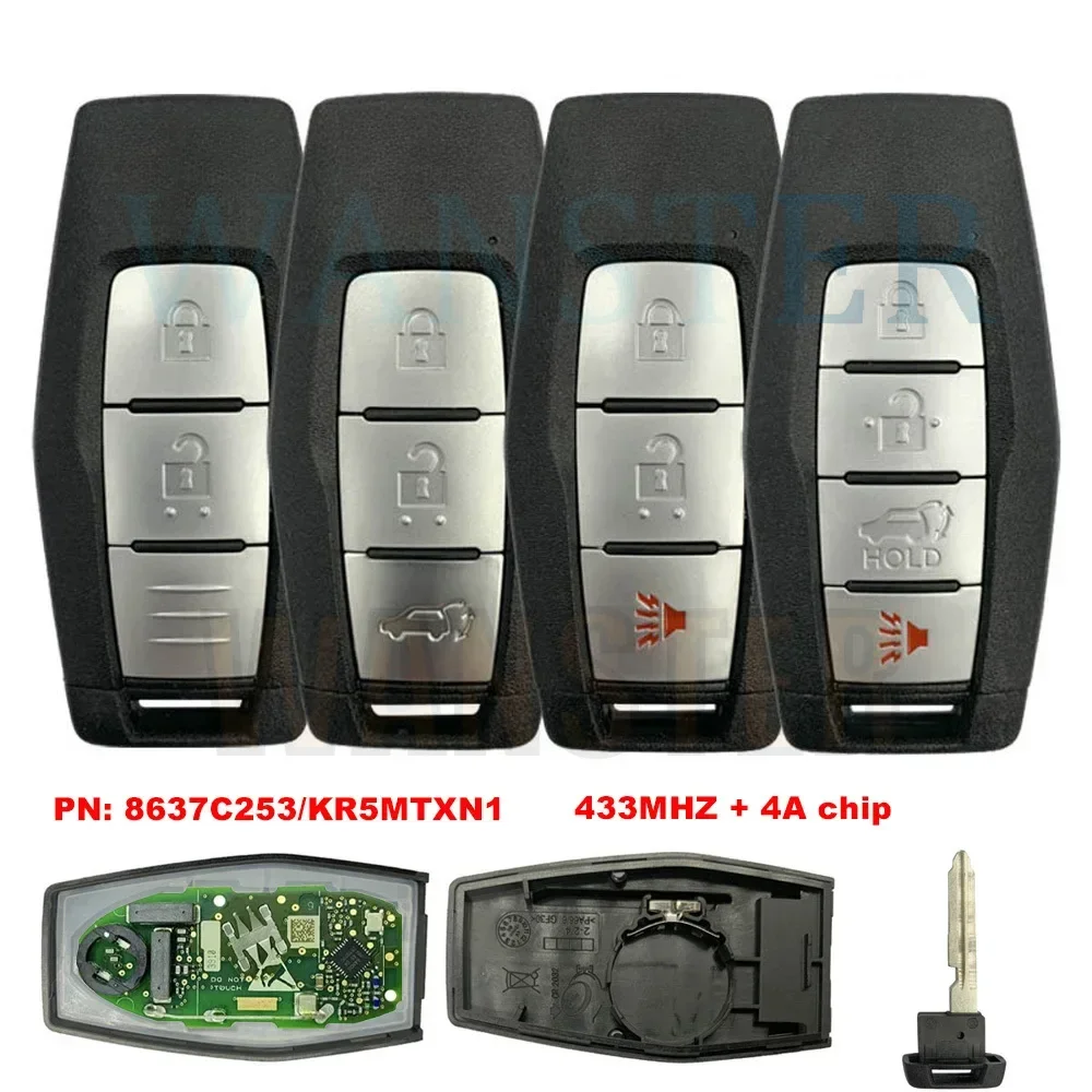 433MHZ-4A-Chip-PN-fccid-8637C253-KR5MTXN1-Car-Key-Fob-Case-Shell ...