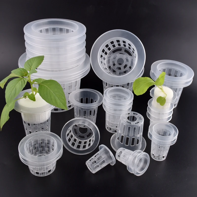 10Pcs-Hydroponic-Soilless-Mesh-Net-Basket-Plant-Grow-Nursery-Pots-Cup ...