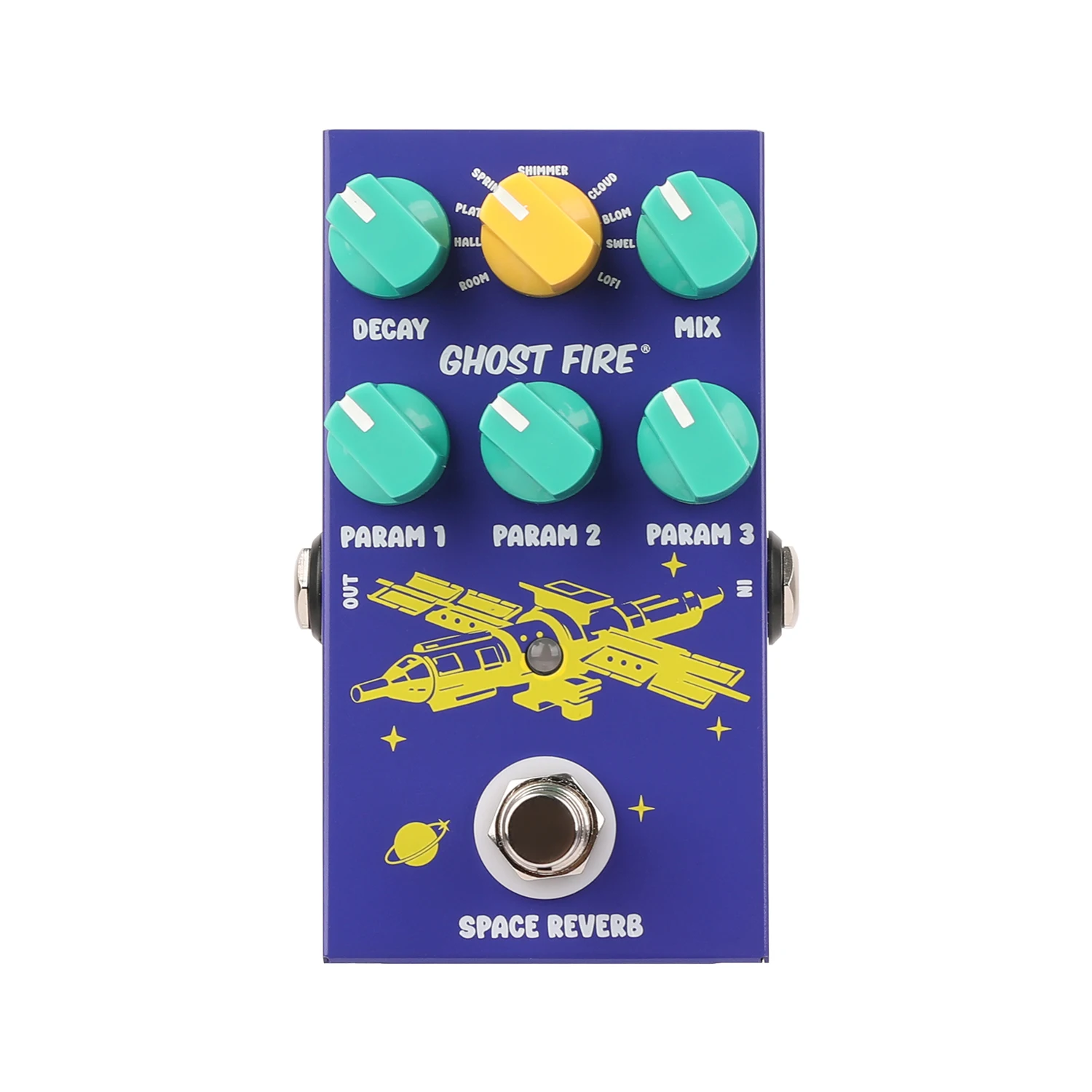Ghost Fire Guitar Effect Pedal Digital Space Reverb Electric Guitar ...