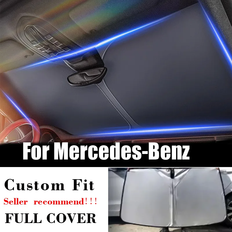 Custom fit full cover Heat Insulation Car front Windshield Sunshade ...