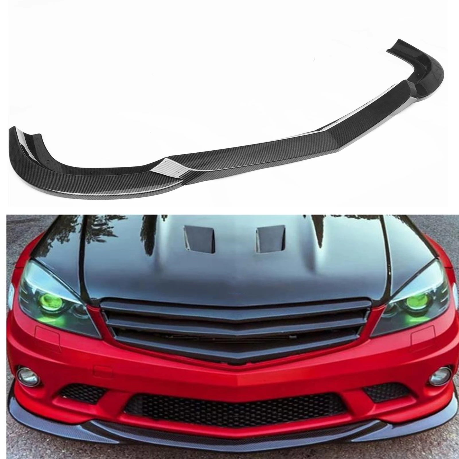 Car-Front-Bumper-Spoiler-Lip-Lower-Splitter-Blade-For-Mercedes-Benz ...