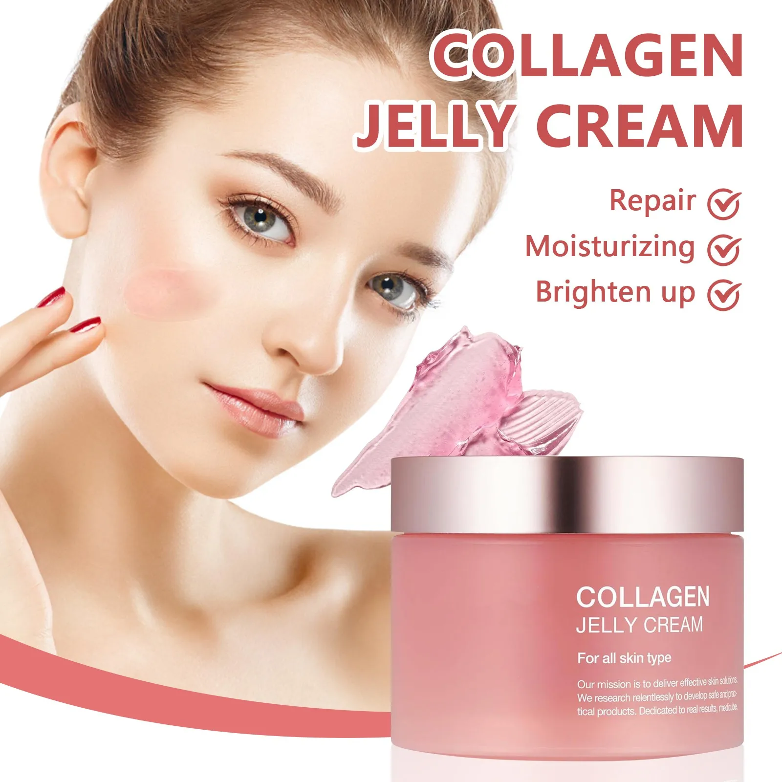 Collagen-Jelly-Cream-Niacinamide-And-Freeze-dried-Hydrolyzed-Collagen ...