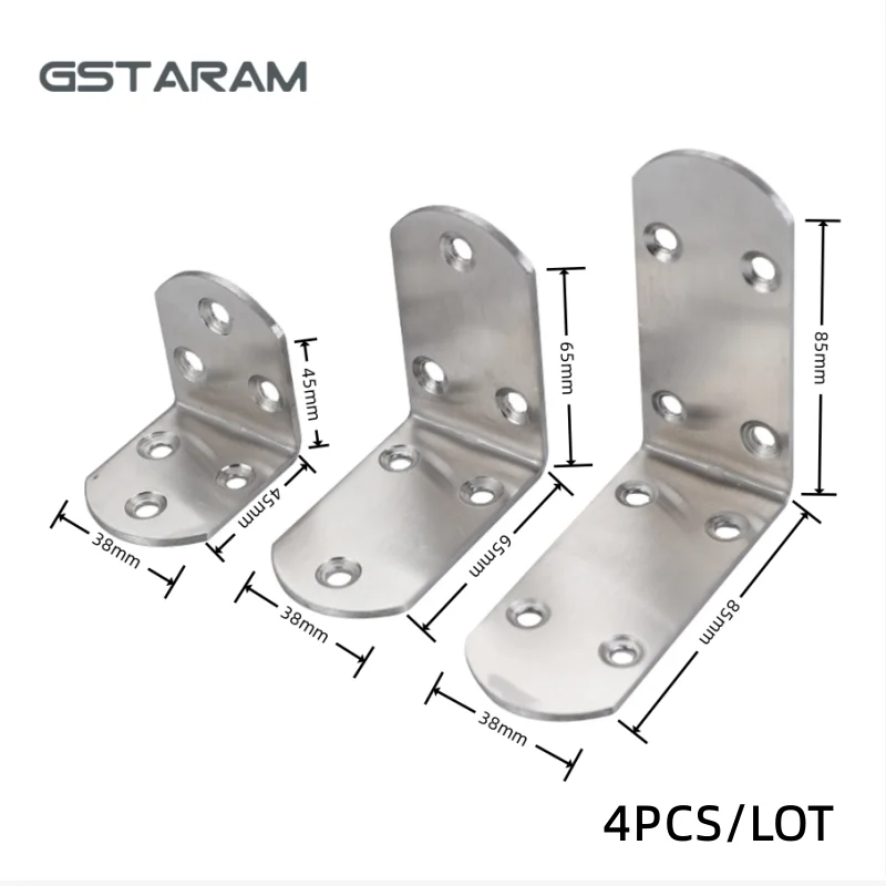 A-o-inoxid-vel-Straight-Corner-Bracket-Conectores-ngulo-Direito-Suporte ...