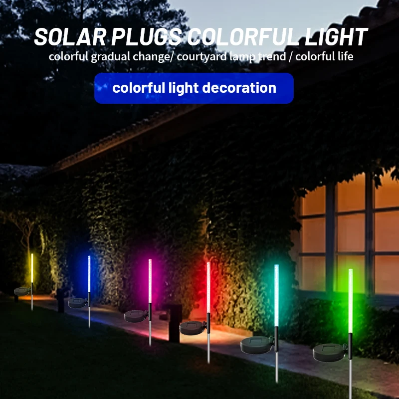 2PCS-Solar-Garden-Lights-Outdoor-Reed-Lamp-Solar-Powered-Waterproof ...