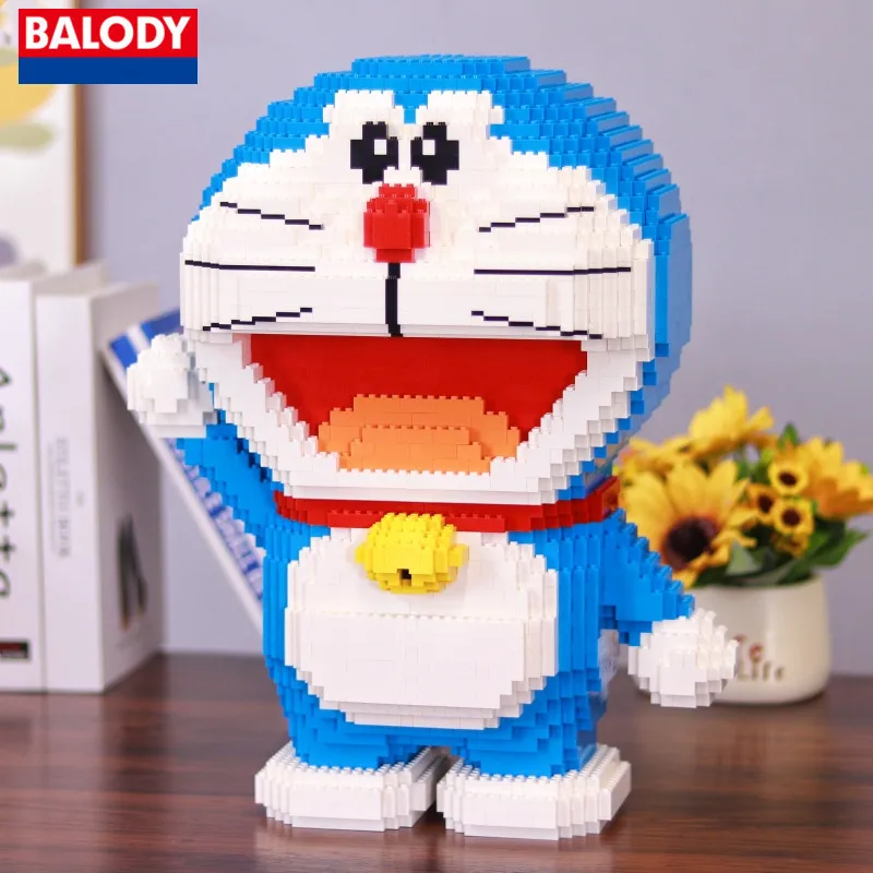 BALODY-building-blocks-oversized-Doraemon-model-Kawaii-DIY-assembled ...
