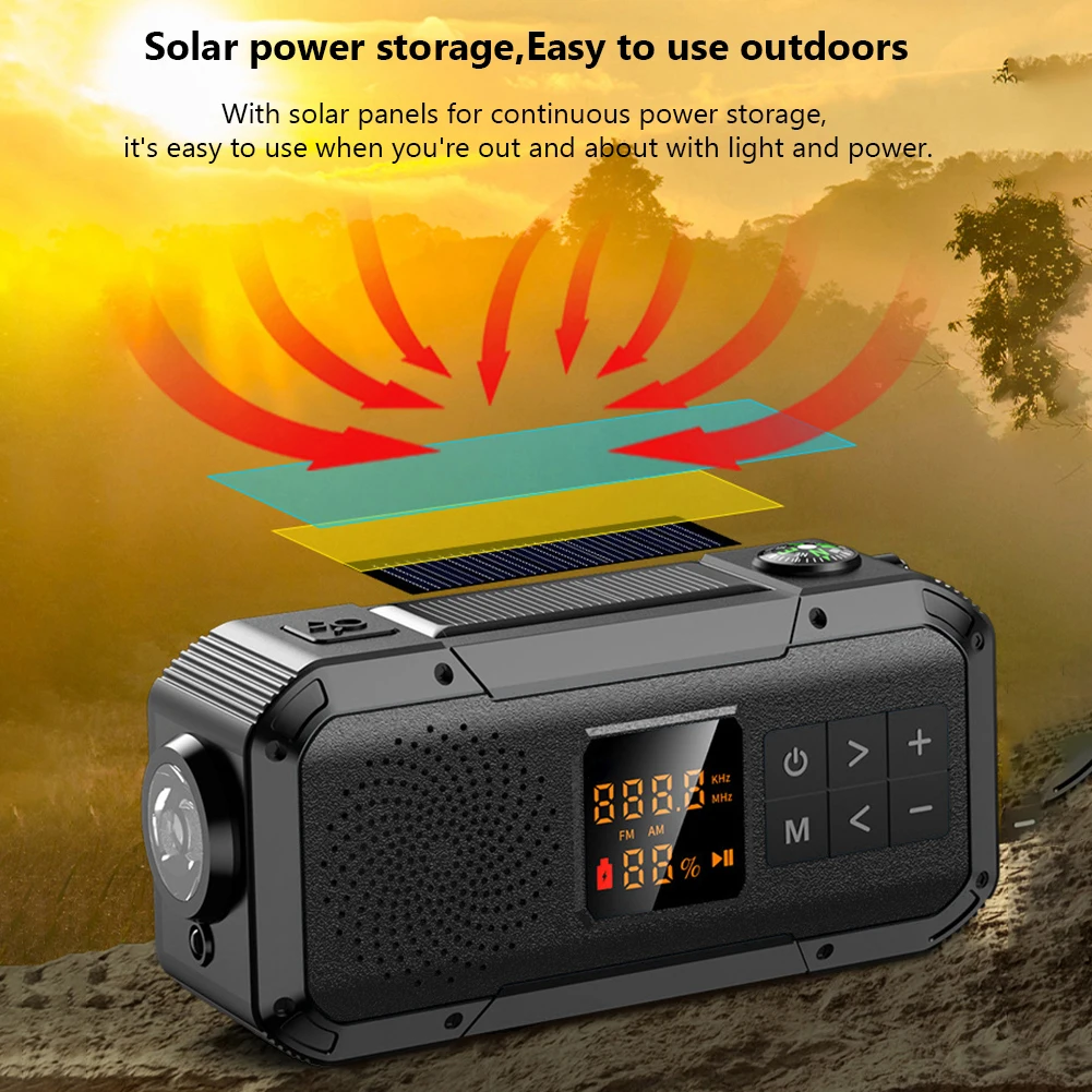 Solar-Radio-Portable-Solar-Power-Hand-Crank-Radio-Bluetooth-compatible ...