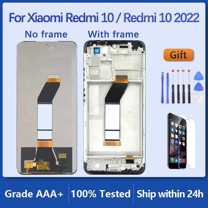 6-5-For-Xiaomi-Redmi-10-Redmi-10-2022-LCD-Display-Touch-Screen ...