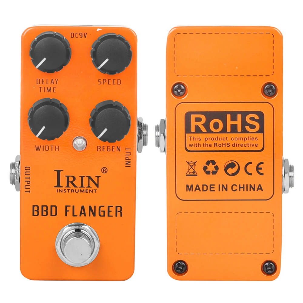 IRIN-RS-08-BBD-Flanger-Guitar-Effect-Pedal-Metallic-Flanging-Timbre-Effects-True-Bypass-Pedals ...