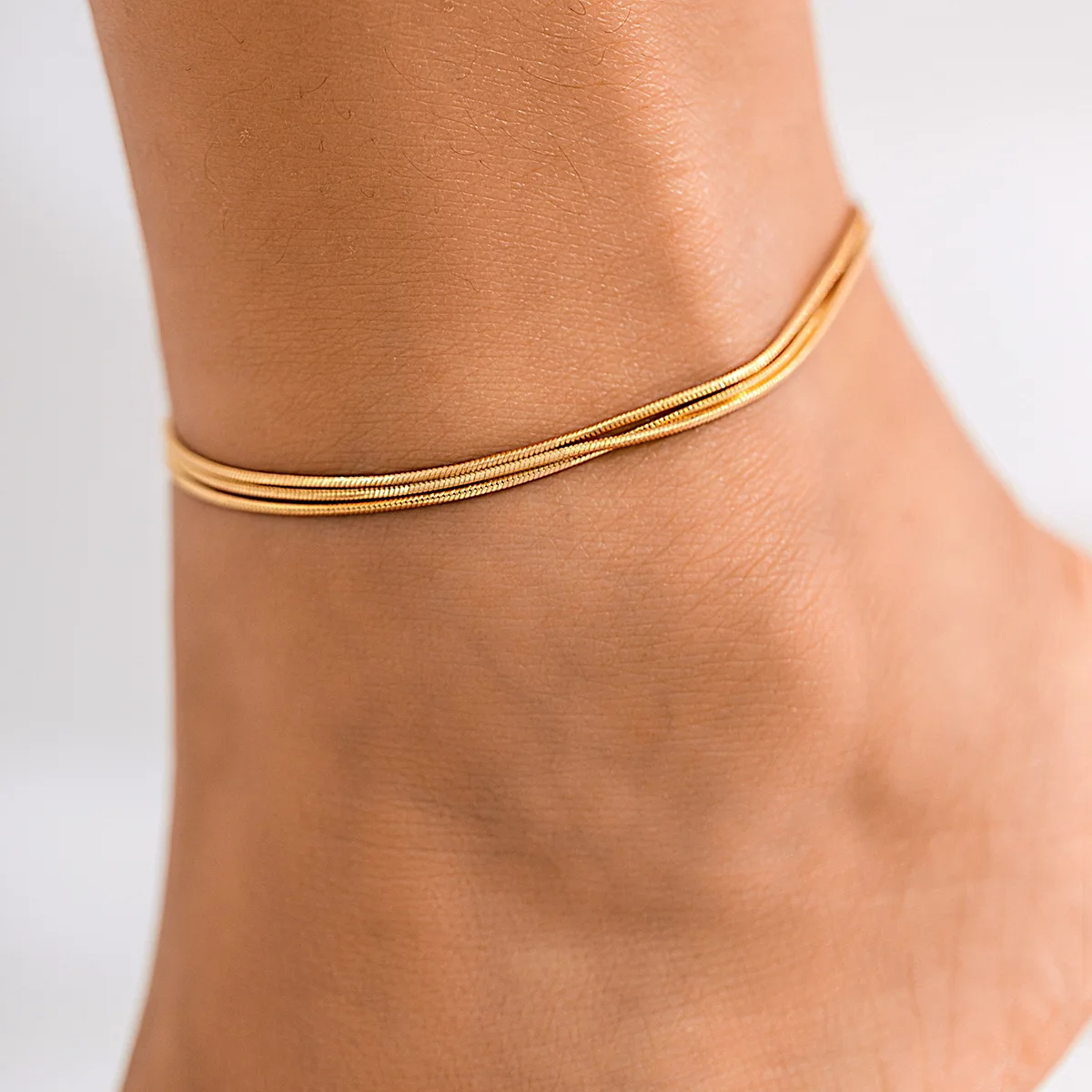 Boho-Anklet-Foot-Multilayer-Snake-Chain-Summer-Bracelet-Charm-Anklet ...
