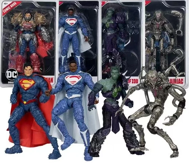 4pcs-set-Page-Punchers-Superman-Ghosts-of-Krypton-Articulated-Action ...