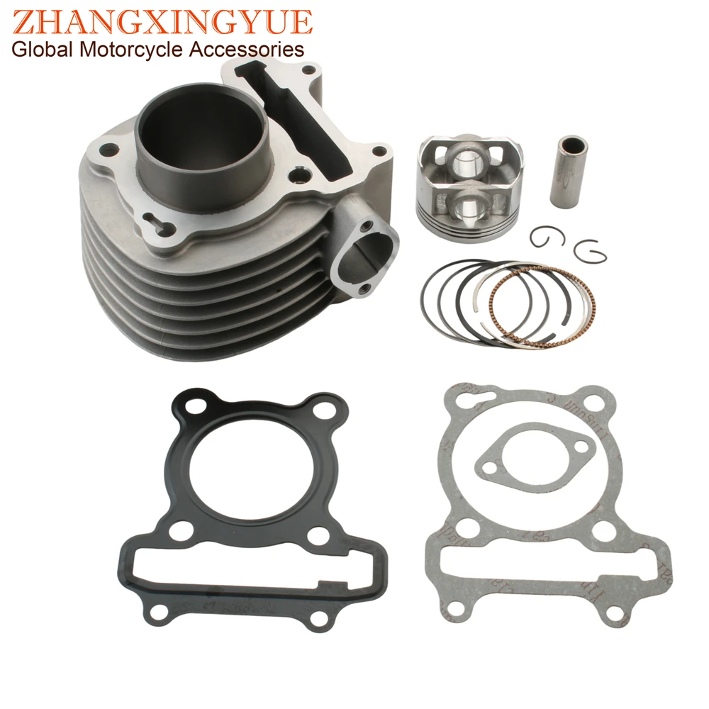 52.4mm Scooter Cylinder Block Kit For Peugeot 125 Citystar Django125 ...