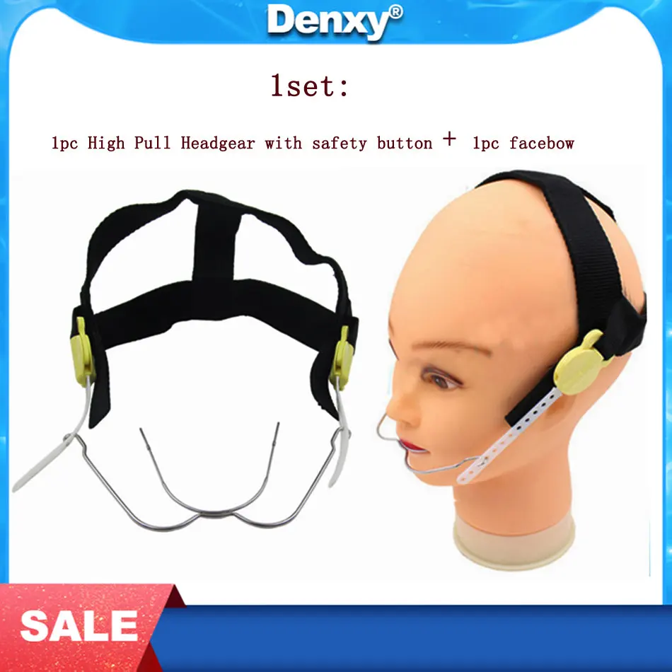 Denxy-1set-Dental-Orthodontic-Dental-Head-Cap-Headgear-With-Safety ...