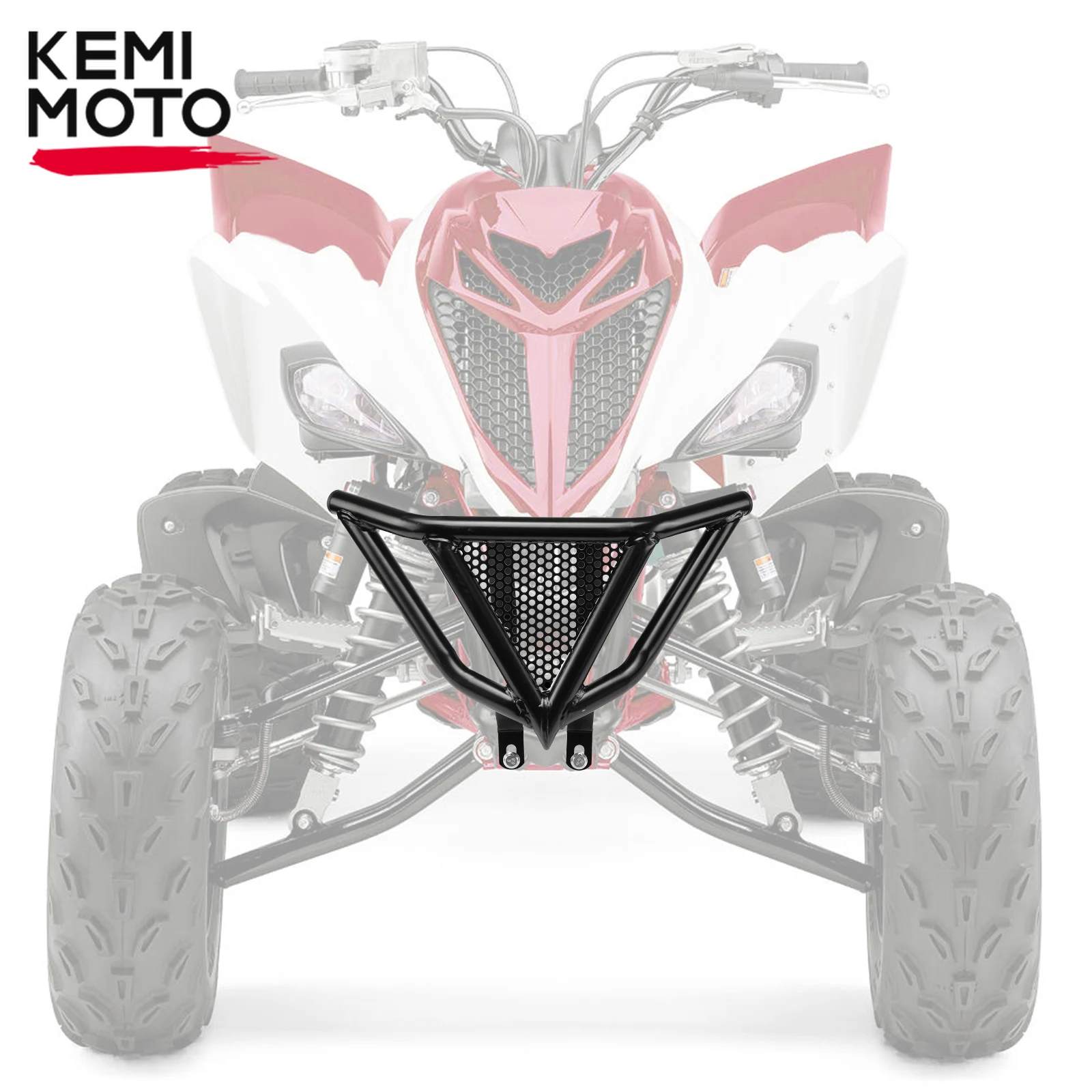 KEMIMOTO-ATV-Iron-Front-Rear-Bumper-Grab-Bar-for-Yamaha-Raptor-700-700R ...
