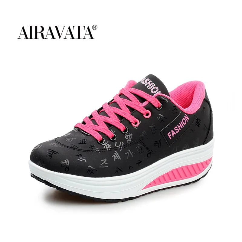 Women Fashion Sport Comfortable Breathable Ladies Smooth Casual Thick ...