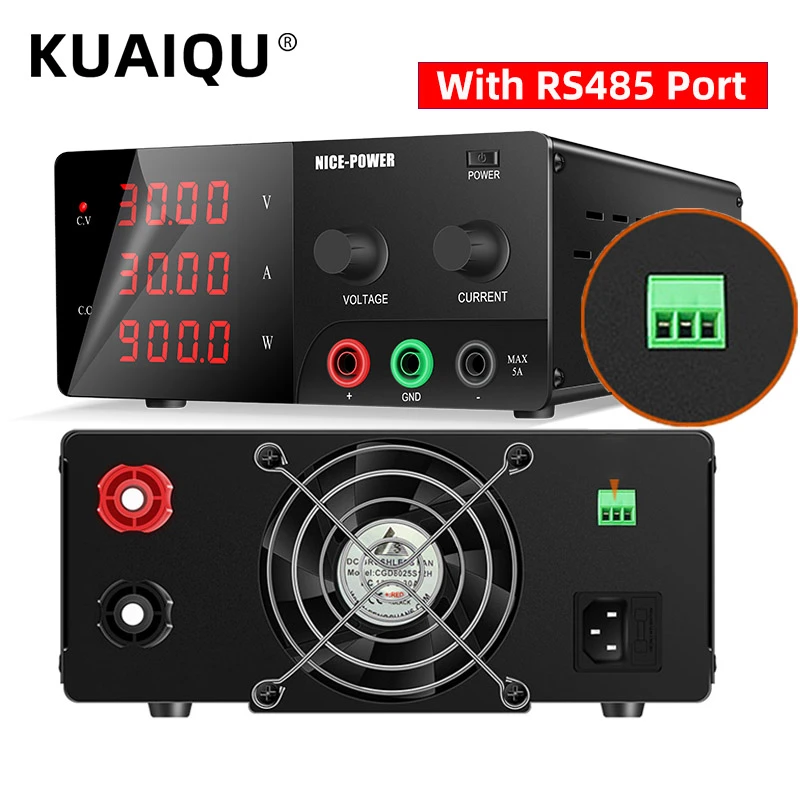 RS 485 Programmable Communication 600W/900W Laboratory DC Power Supply ...