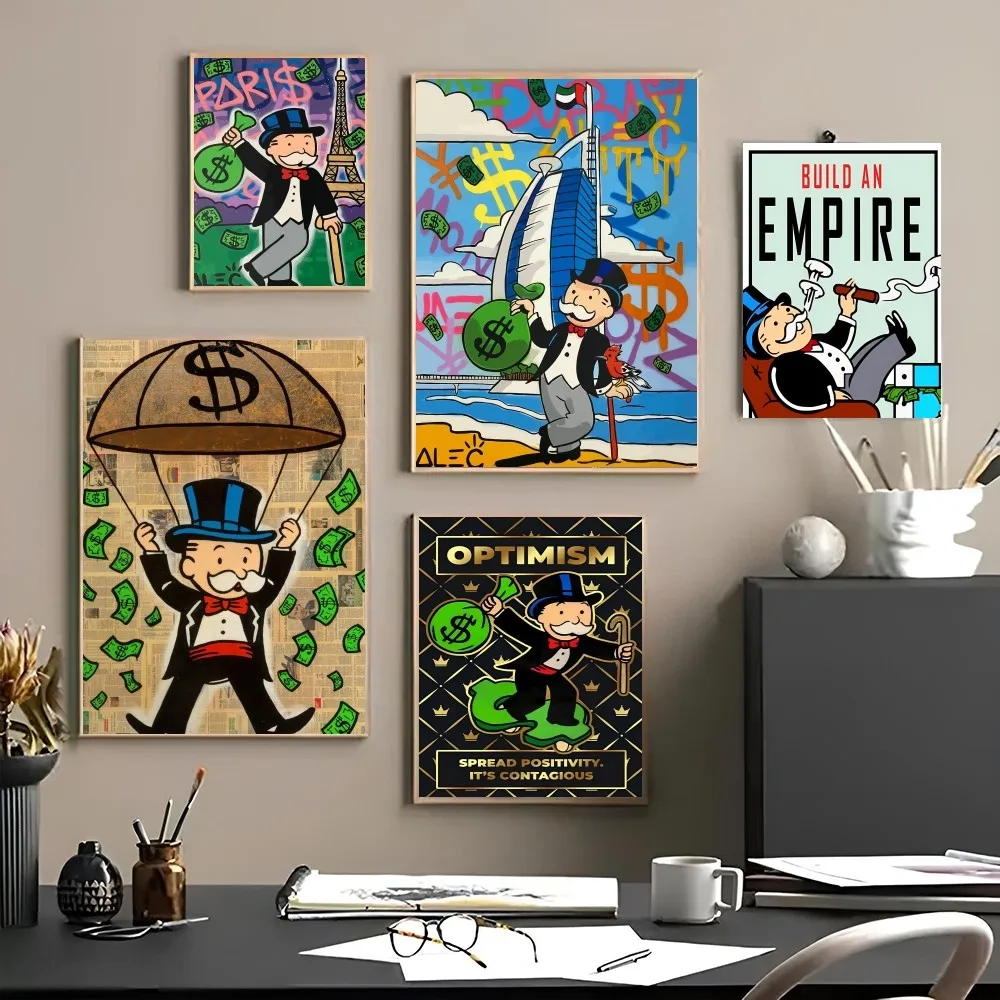 1PC-M-Monopoly-M-Millionaire-D-Dollar-M-Money-Poster-Self-adhesive-Art ...