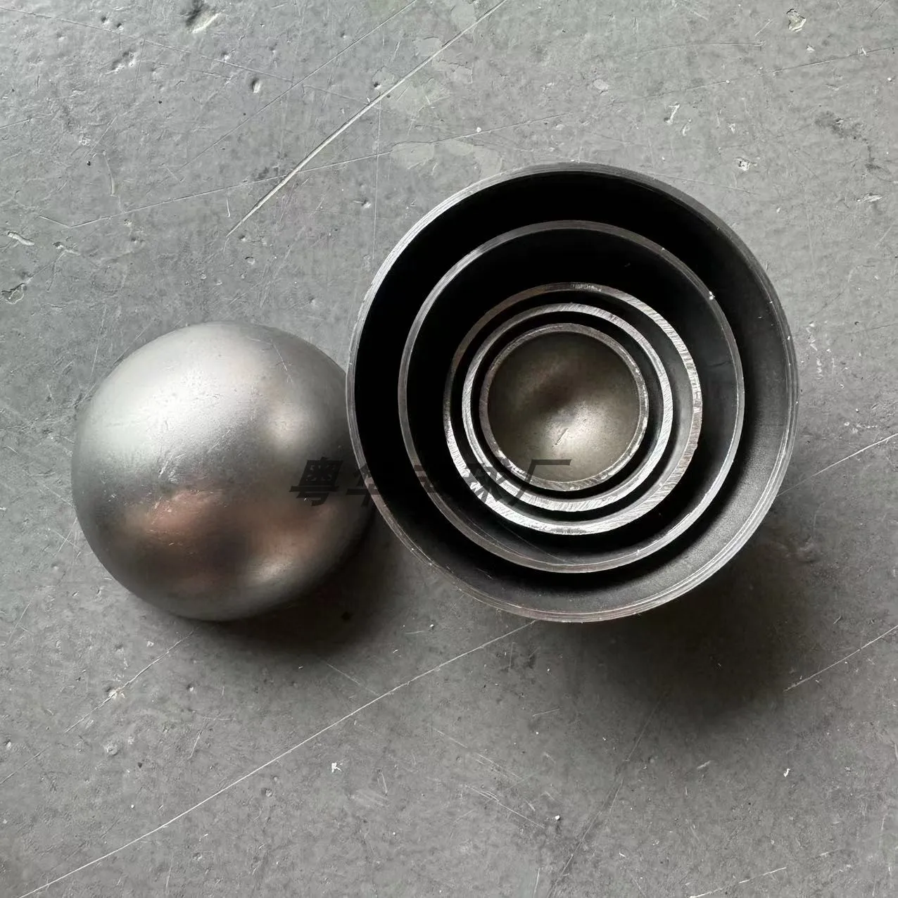 Hollow Iron Hemispheres Welding Decor 17-450mm 0.6/1/2mm Thickness Iron ...