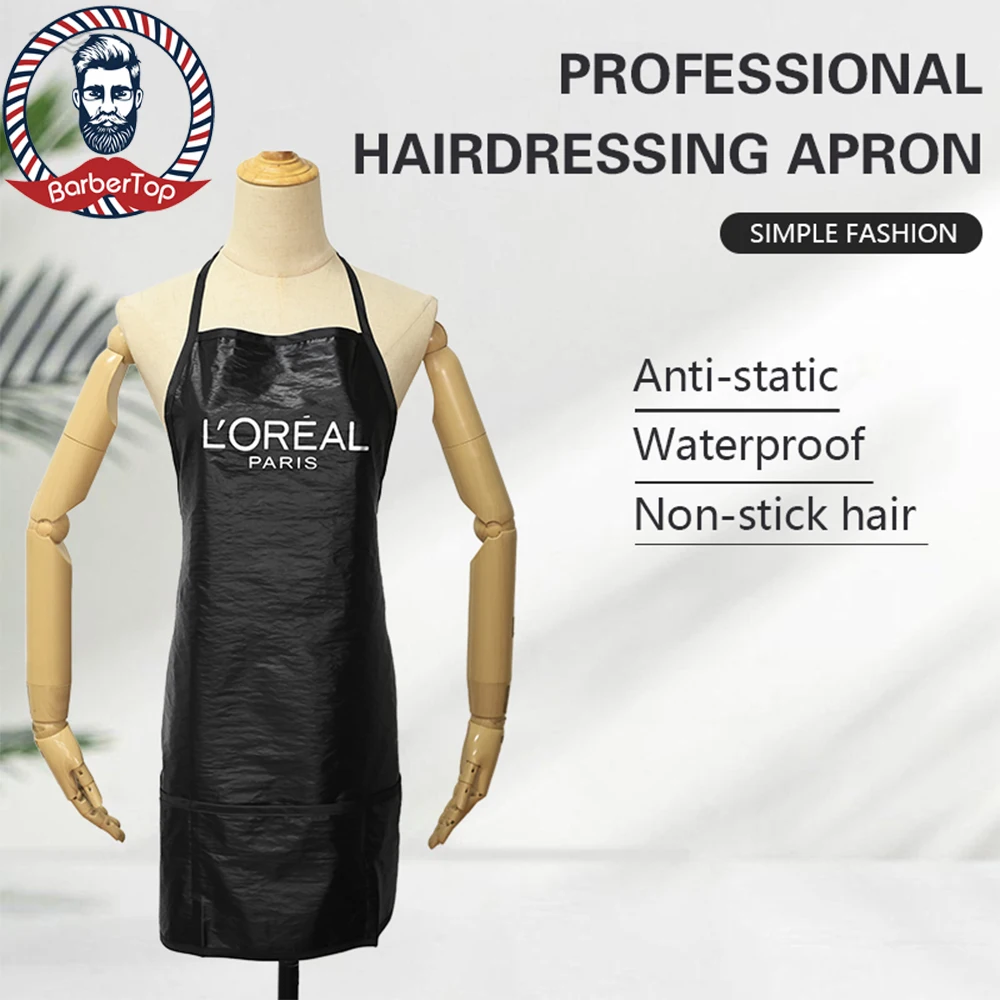 Salon-Hairdressing-Apron-Barbershop-Work-Cloth-Pro-Waterproof-Barber ...