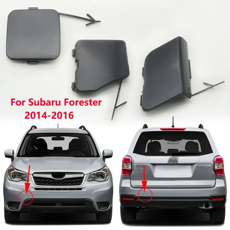 Unpainted For Subaru Forester 2014 2015 2016 Car Front Rear Bumper Tow ...