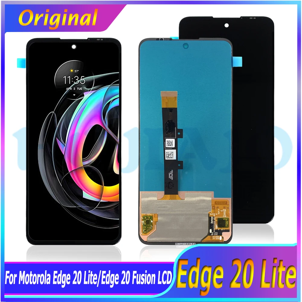 LCD Display Touch Screen Digitizer Assembly, Motorola Edge 20 Lite ...