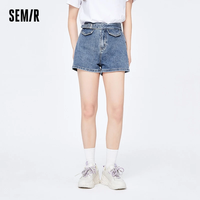 Semir Denim Shorts Women Straight Personality Ice Oxygen Bar Summer Hot ...