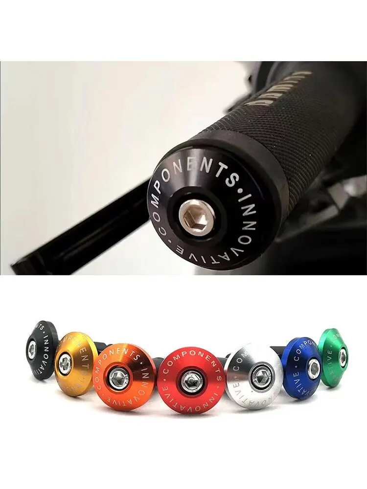 Motorcycle-Handle-Bar-End-Weight-Handlebar-Grips-Cap-Universal ...