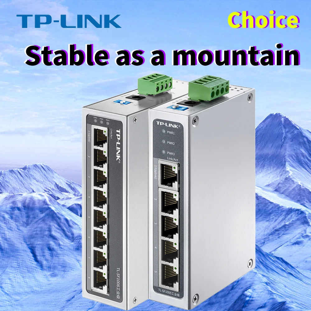 TP-Link-Tl-SF1008-100M-Ethernet-Switch-8-Port-Industrial-Grade-Ethernet-Switches-Networking ...