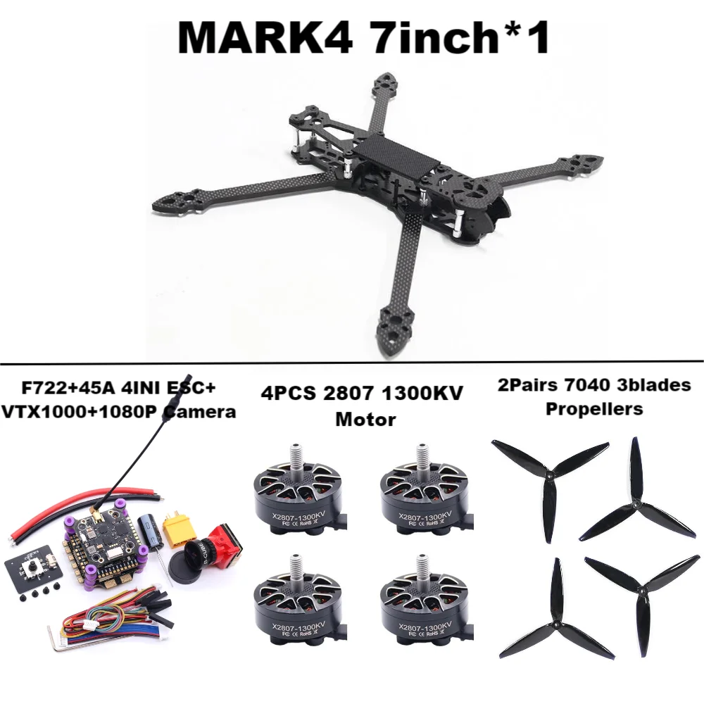 Rctosky-MARK4-7inch-F722-Flight-Control-45-60A-4INI-ESC-rack-drone-FPV ...