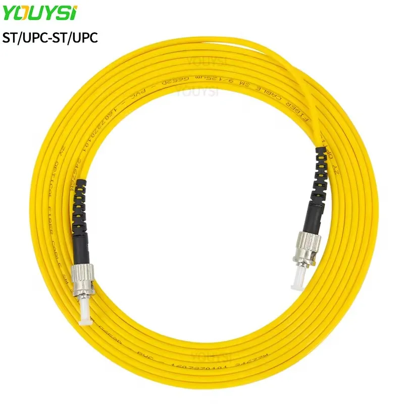 10PCS Simplex ST/UPC-ST/UPC fiber optic patch cord Cable 1m/2m/3m/5m ...