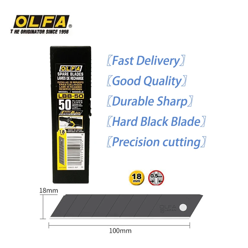 50-pieces-Japanese-original-OLFA-LBB-50-large-18mm-blade-black-sharp-alloy-steel-cutting-blade.jpg