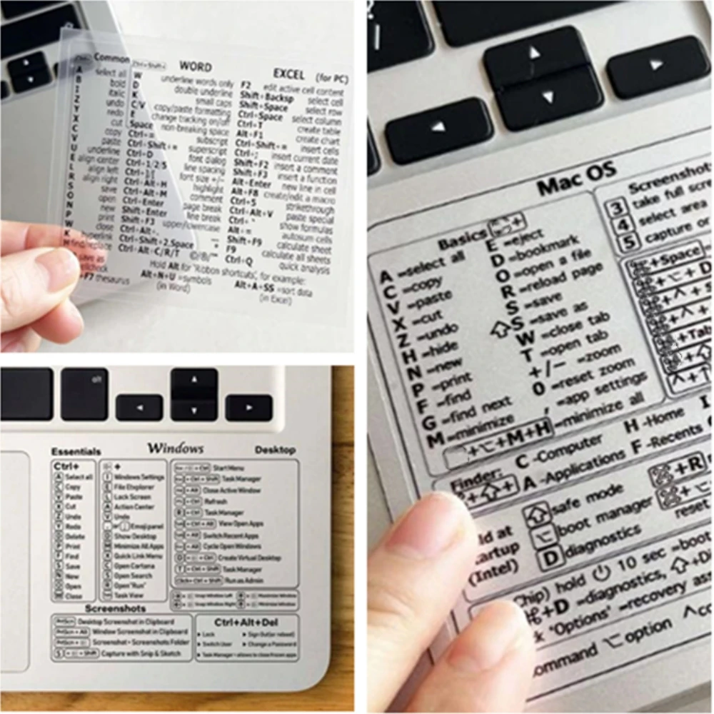 1pc-3pcs-Keyboard-Shortcut-Stickers-for-Word-Excel-Windows-MAC-OS ...