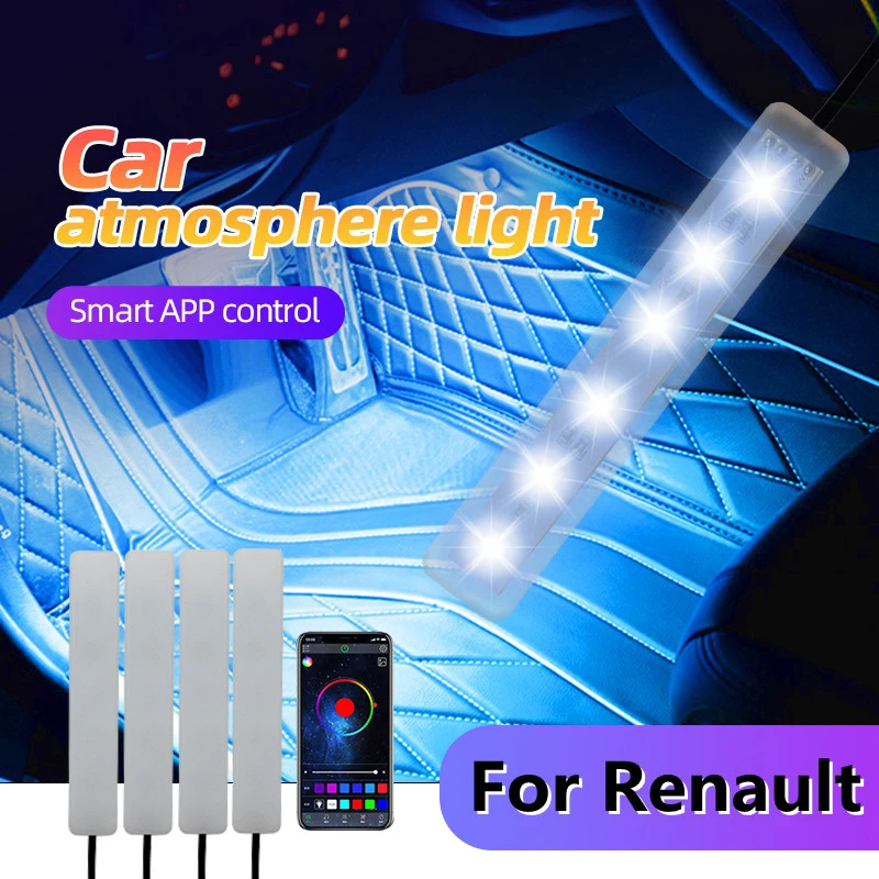 Car Interior Atmosphere LED RGB Decorative Light For Renault Kadjar ...