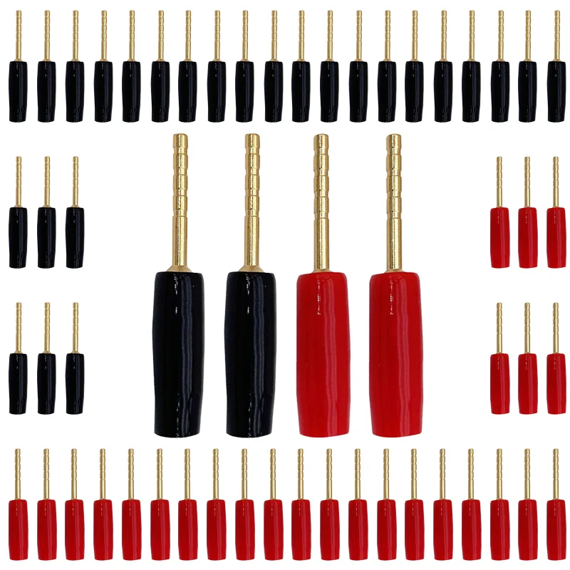 20Pcs-2mm-Pin-Copper-Gold-Plated-Banana-Plug-Adapter-Straight-Pin ...