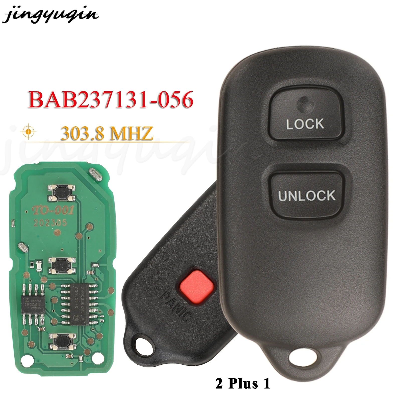 jingyuqin Remote Car Key Fob 303.8MHz BAB237131-056 For Toyota 1995 ...