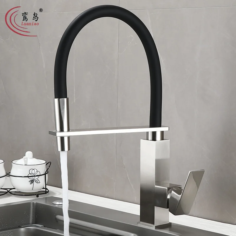 Luanniao-Kitchen-Faucet-Deck-Mounted-Mixer-Tap-360-Degree-Rotation ...