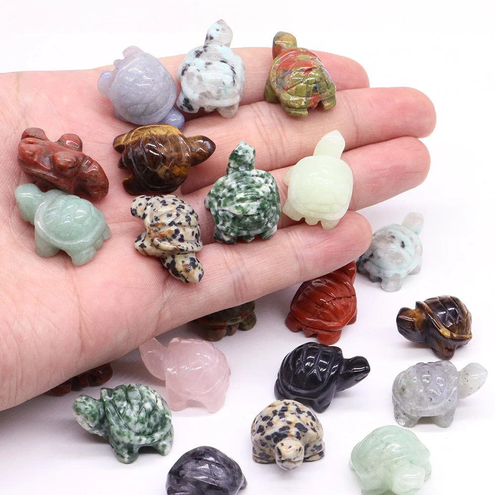 Turtle-Tortoise-Figurine-Pendant-Accessories-Natural-Amethyst-Stones ...