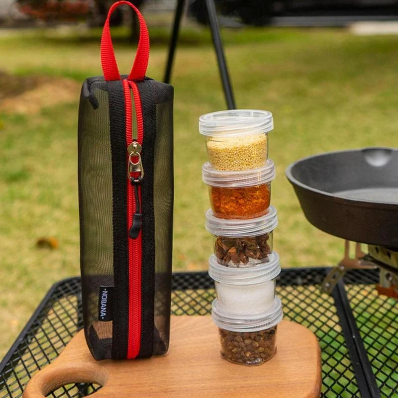 Camping-Spice-Kit-Portable-Travel-Spice-Container-Bag-with-5-Clear ...