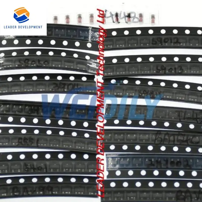 150PCS-SOT-23-Transistor-Kit-Assorted-Set-S9012-S9014-BAV90-BAV70 ...