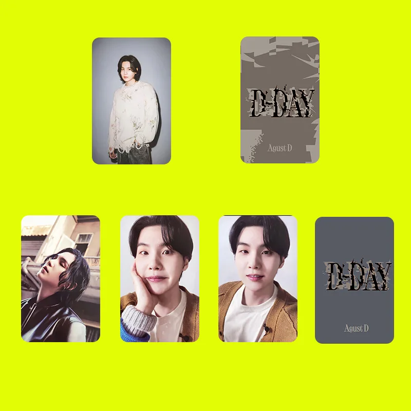 Kpop-Idol-4-5Pcs-Set-Lomo-Card-SUGA-LUCK-DRAW-EVENT-AGUST-D-Postcard ...