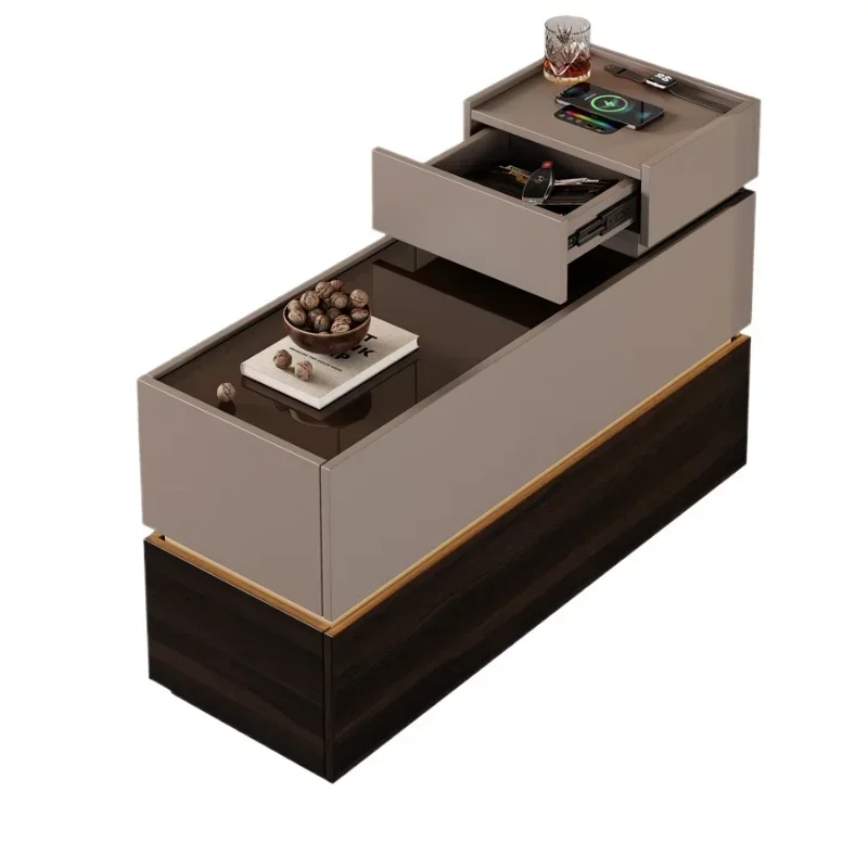 Minimalist-sofa-side-cabinet-living-room-small-coffee-table-storage-and ...