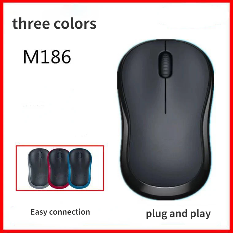 Suitable-for-Logitech-M185-M220-wireless-mouse-business-home-office-silent-mouse-cross-border ...