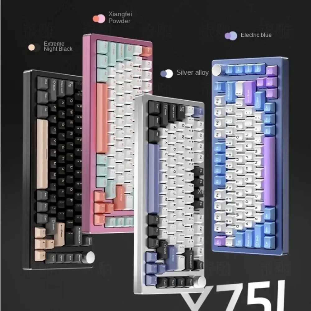 YINDIAO-Y75L-Metal-Aluminum-Block-Mechanical-Keyboard-Kit-75-Layout ...