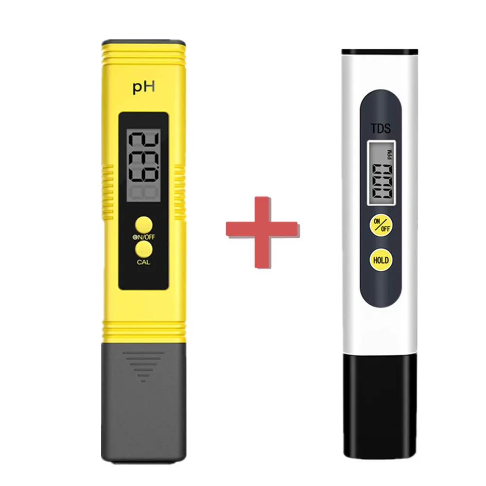 TDS Meter 0-9990ppm Digital PH Meter 0.01 PH High Precision Pen Water ...