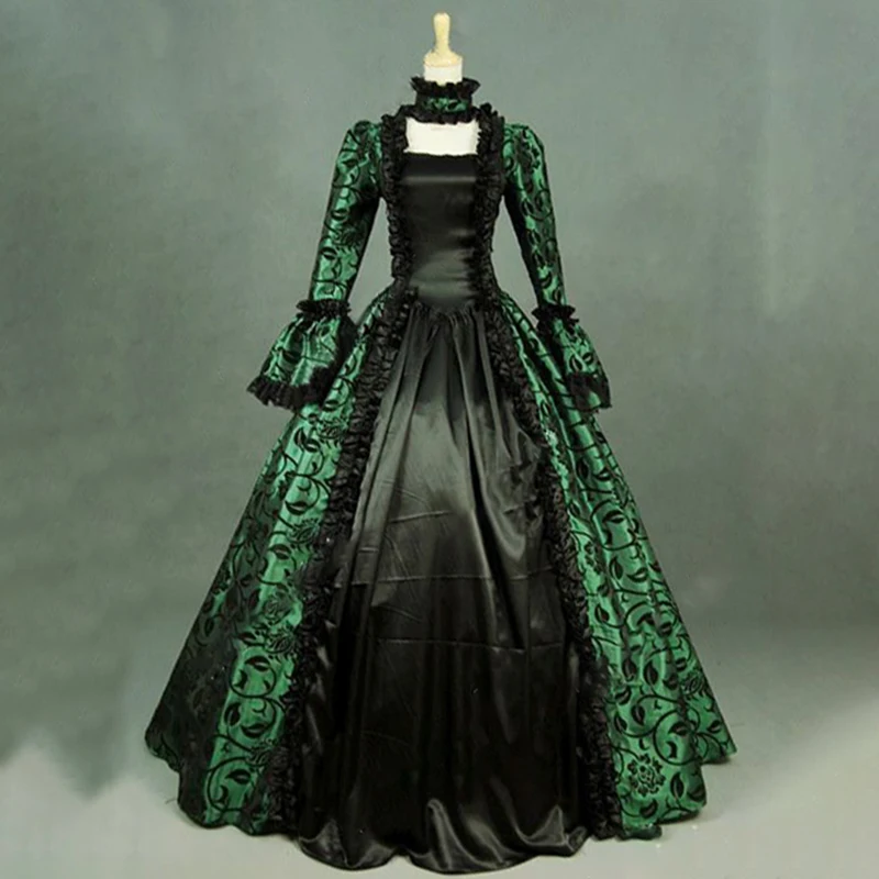 Vestidos de princesa de palacio de la reina victoriana medieval para ...