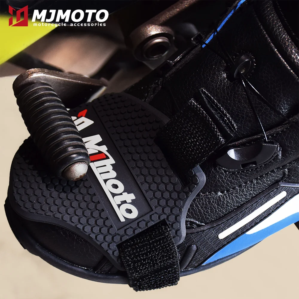 Motorcycle Shoe Cover Guards Motorcycle Gear Shift Pad Adjustable ...