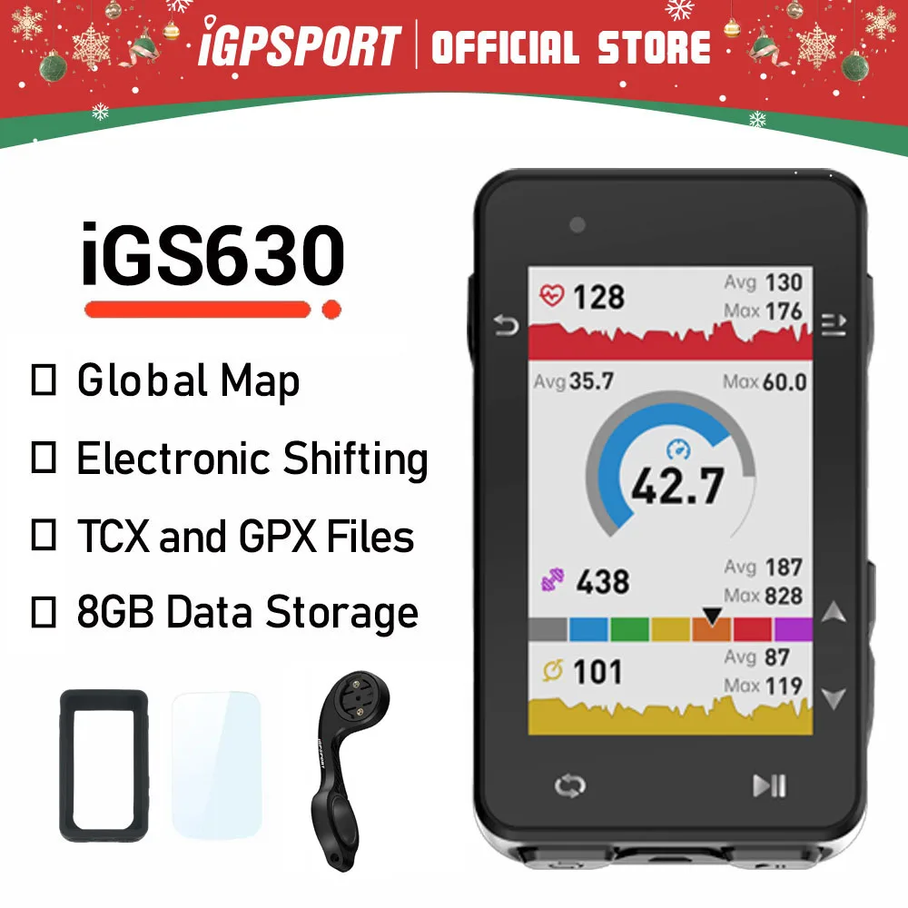 iGPSPORT-iGS630-Bike-Computer-Global-Offline-Map-GPS-Cycling-Wireless-Speedometer-Support ...