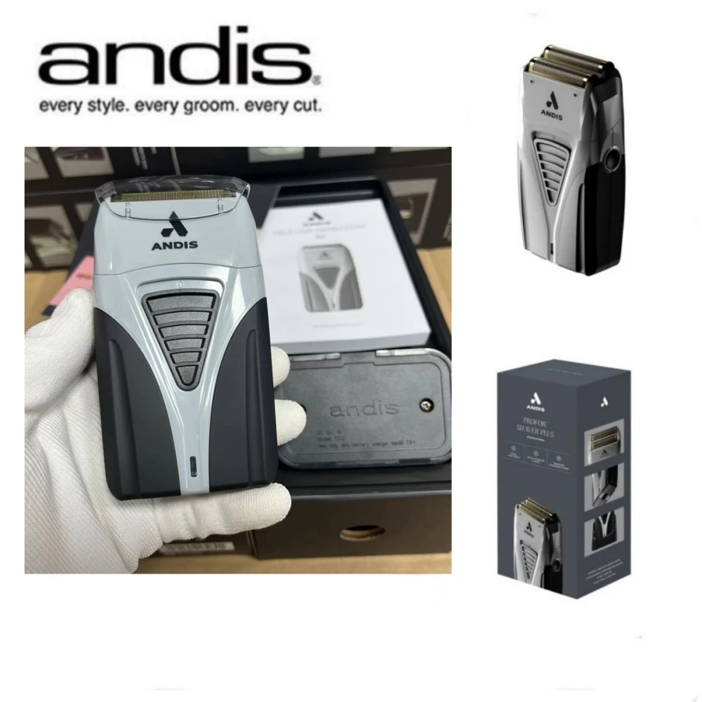 New-Original-Andis-ProFoil-Shaver-Plus-barber-hair-cleaning-electric ...