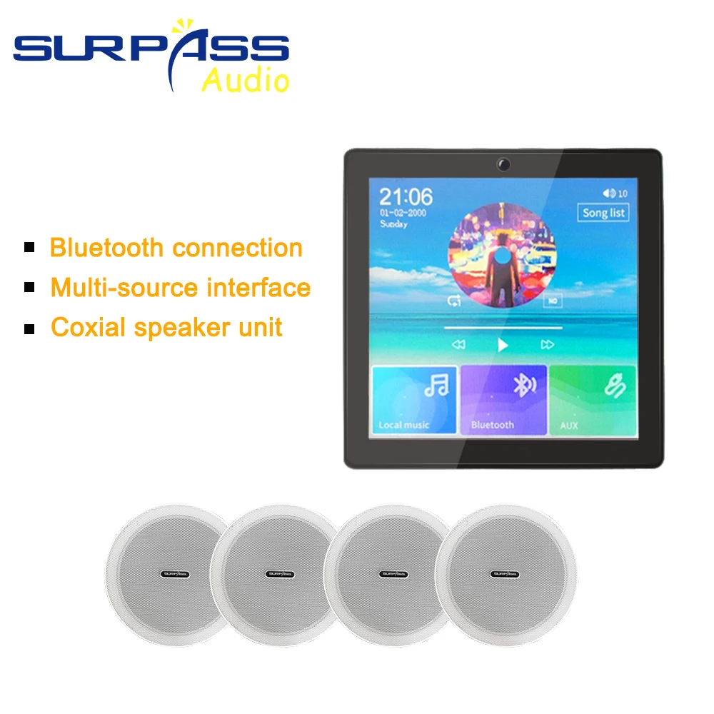 Smart-Home-Theater-Amplifier-Audio-System-4CH-Speakers-Output-Touch ...