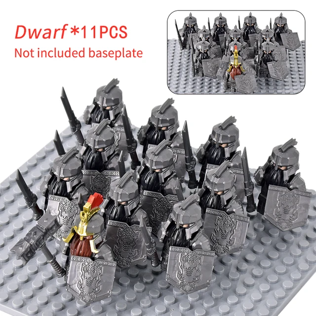 Medieval Asgard Soldier lotr Dwarf Boar Goat Chariot Animals Figures ...