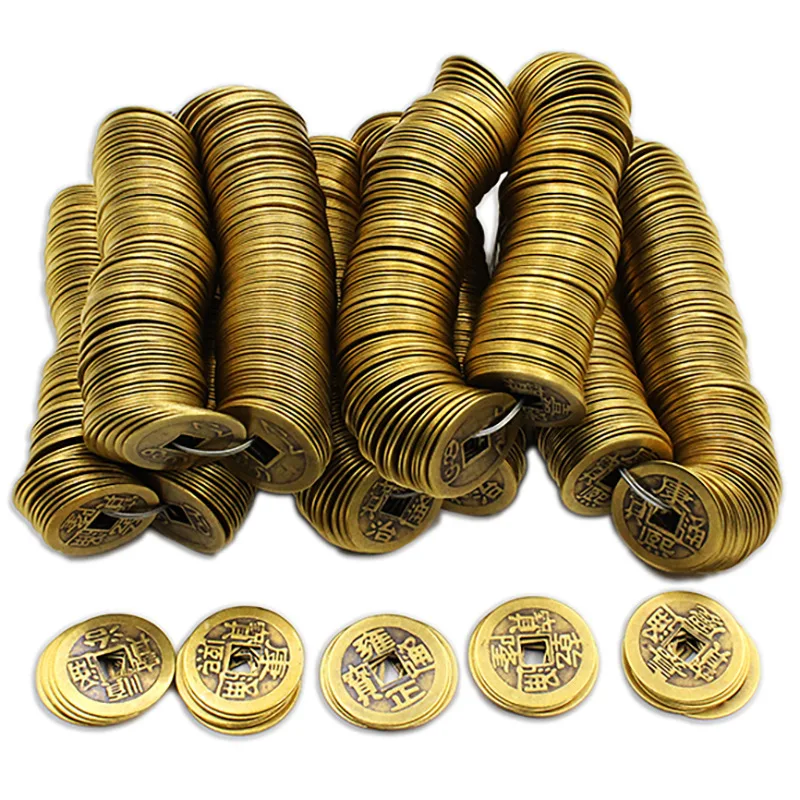 Ancient Chinese Coins On String